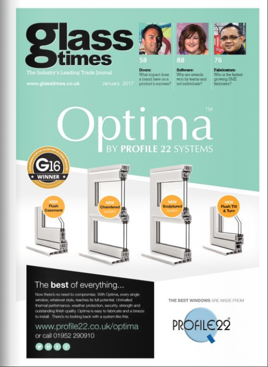 January 2017 - Optima, by Profile 22 Systems - Glass Times