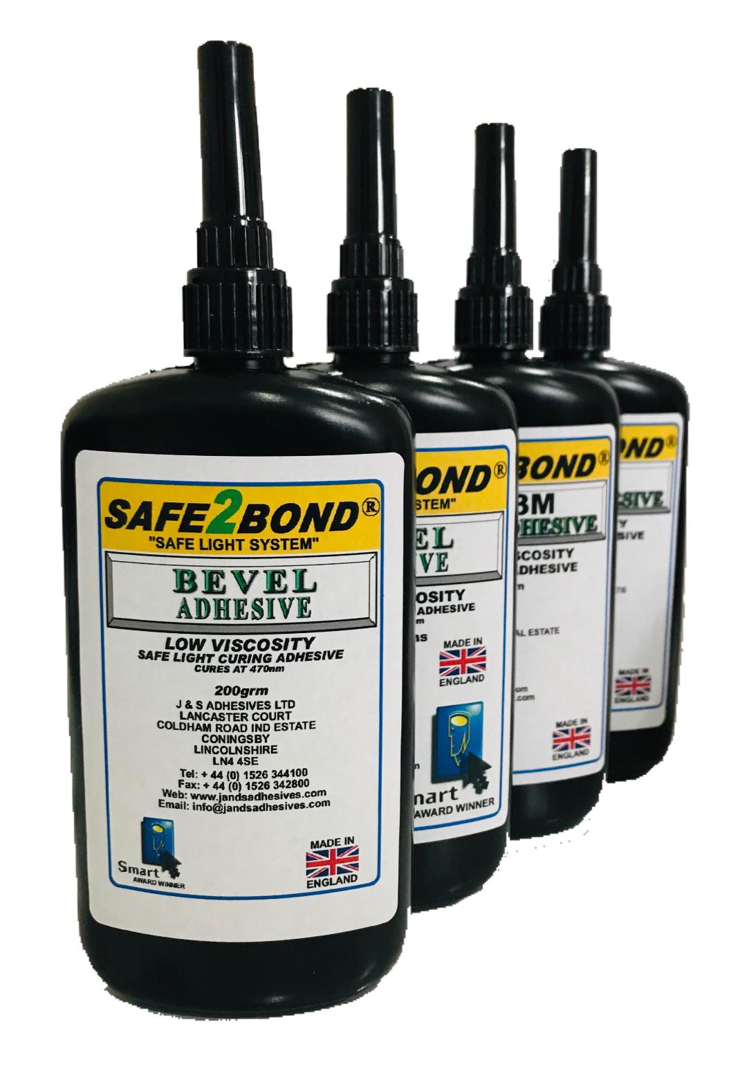 Free bevel adhesive - Glass Times