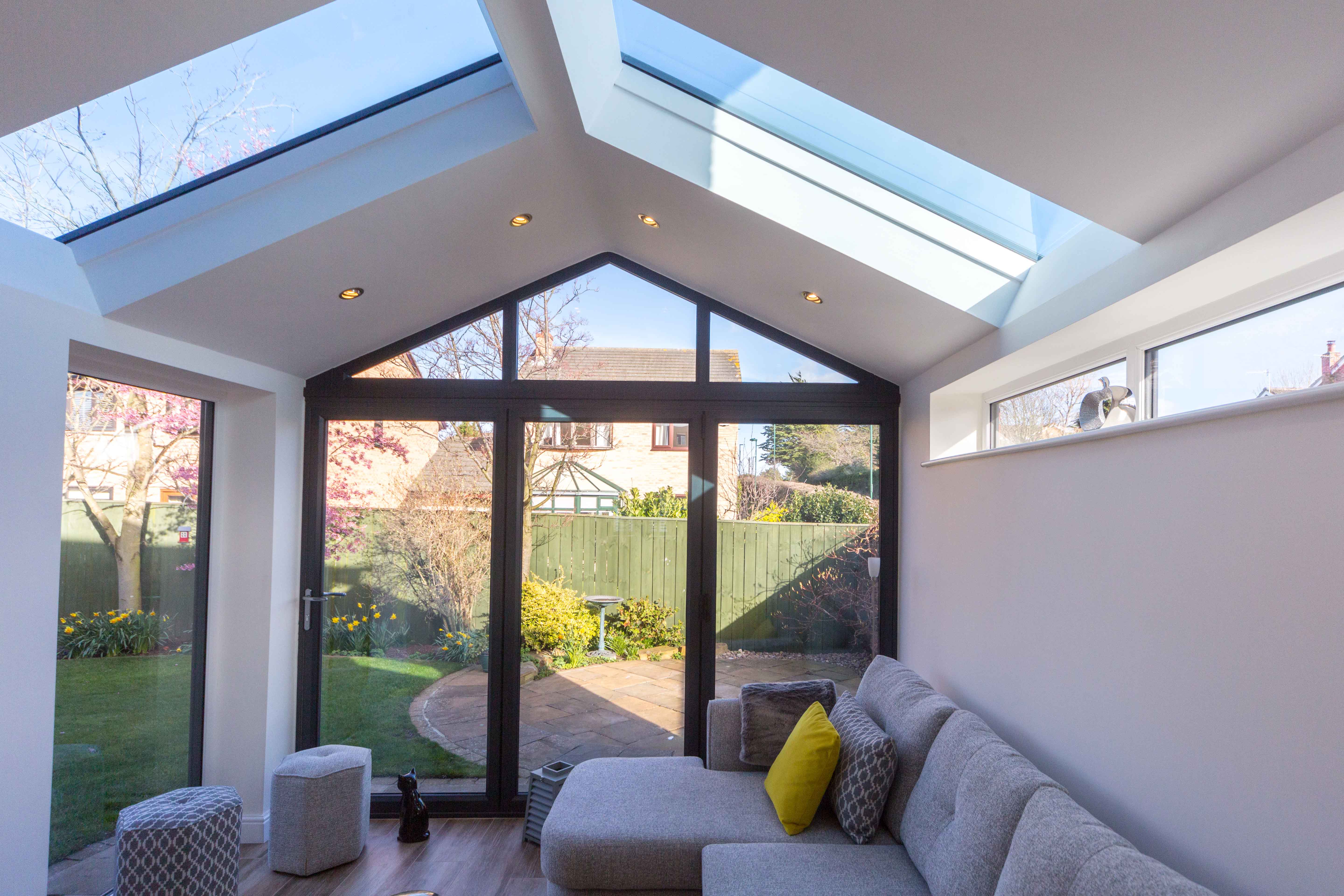 Contemporary extension - Glass Times