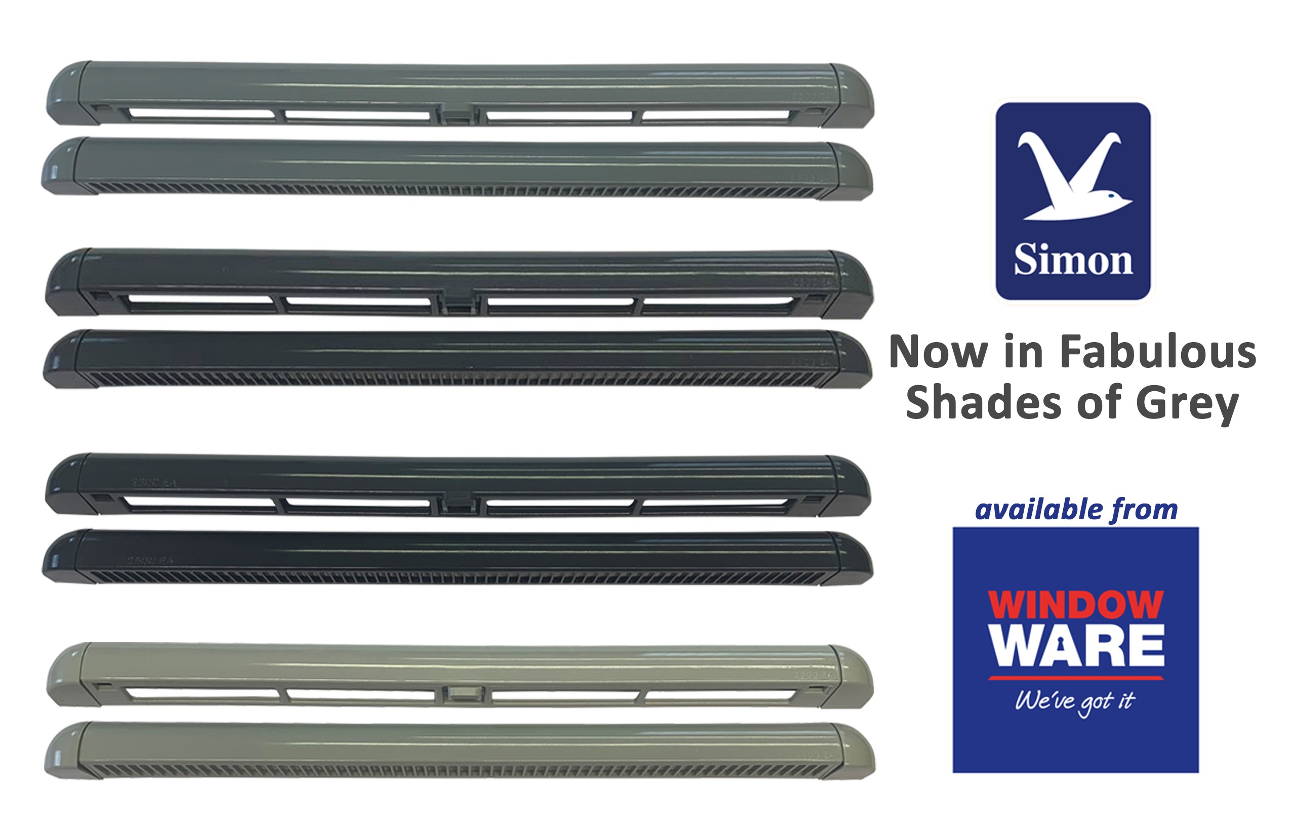 Trickle vents in trend tones - Glass Times