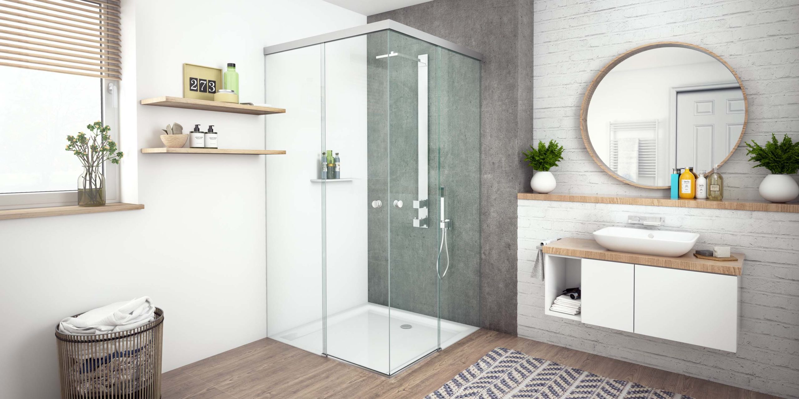 Easy shower system - Glass Times