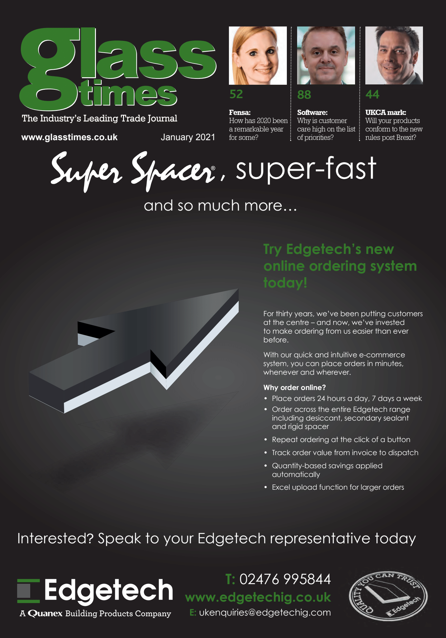 January 2021 - Super Spacer, super-fast. - Glass Times
