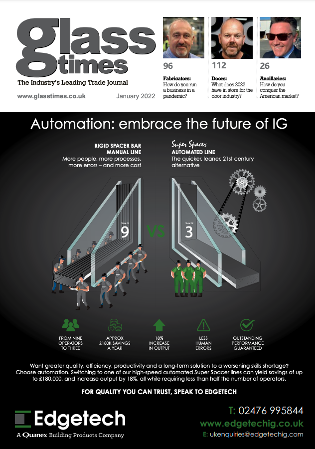 January 2022 - Automation: Embrace the future of IG - Glass Times