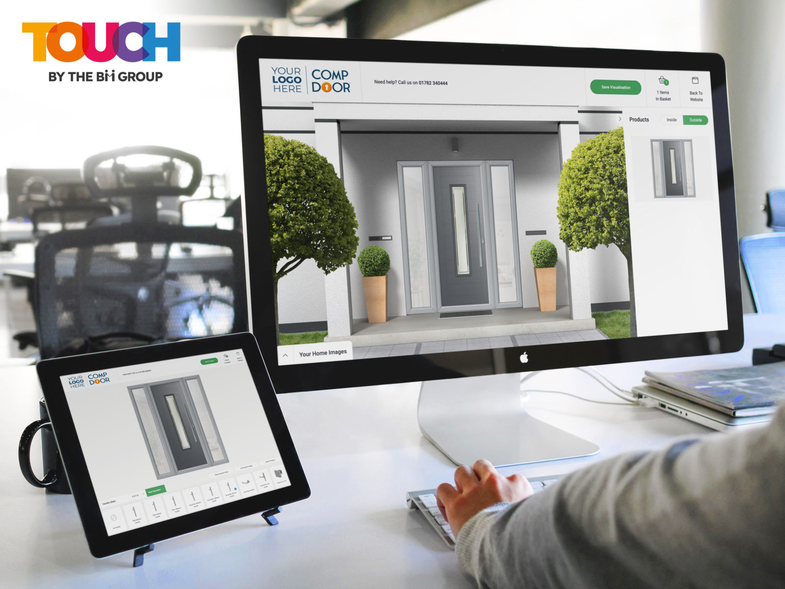 Comp Door upgrades Touch portal - Glass Times