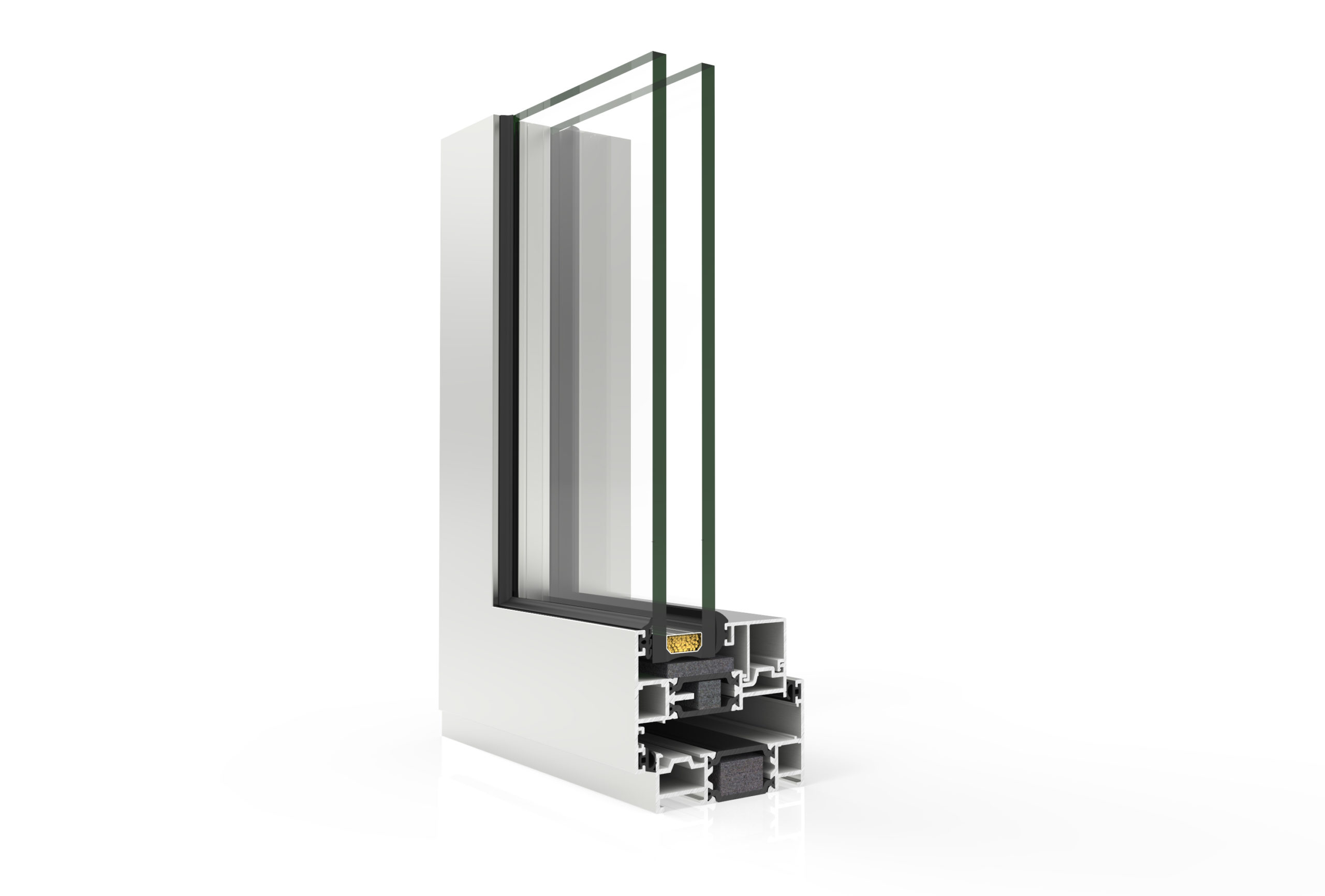 Pyramid launches Purelight insulated aluminium window - Glass Times